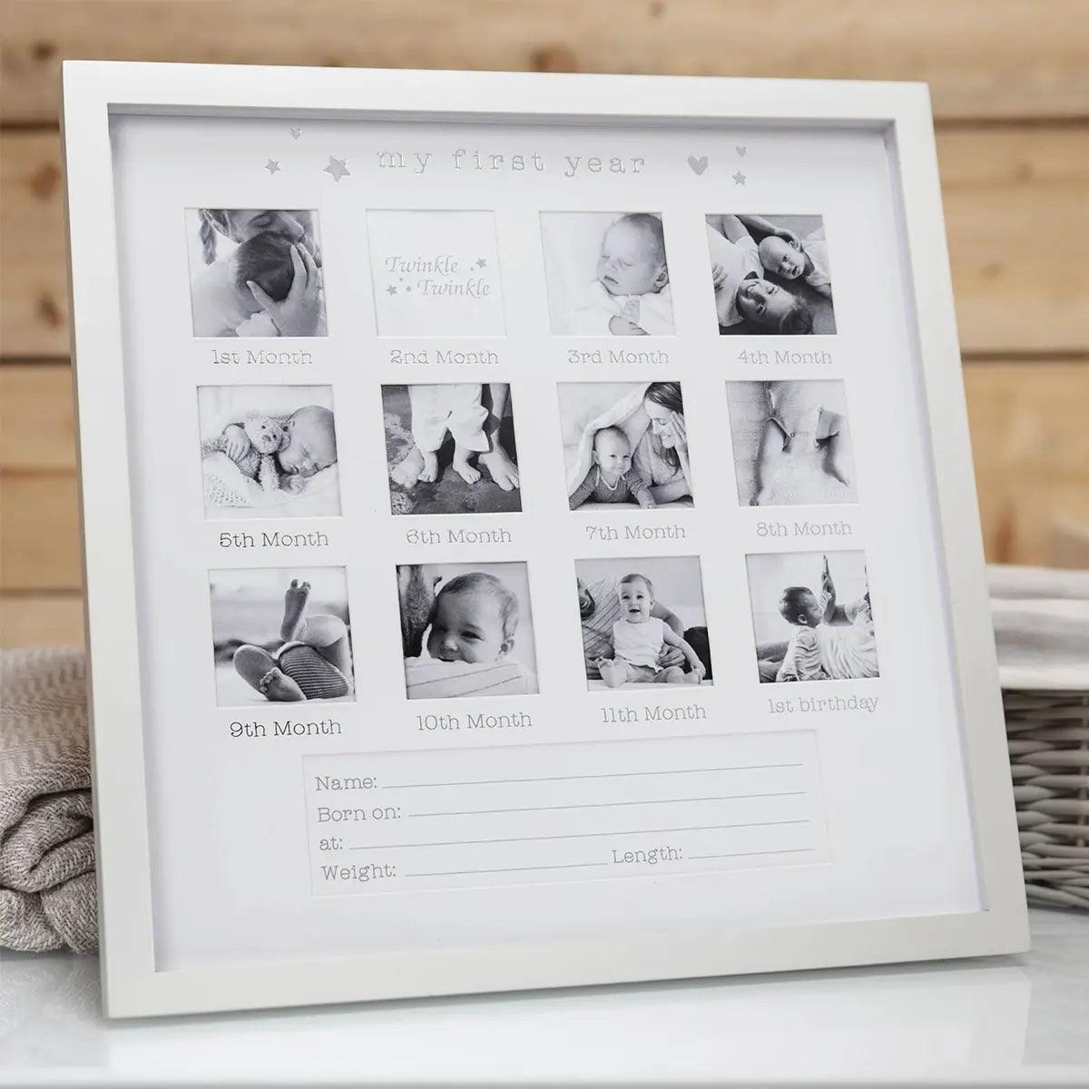 Twinkle Twinkle My First Year Baby Collage Frame | Little Tots Toys
